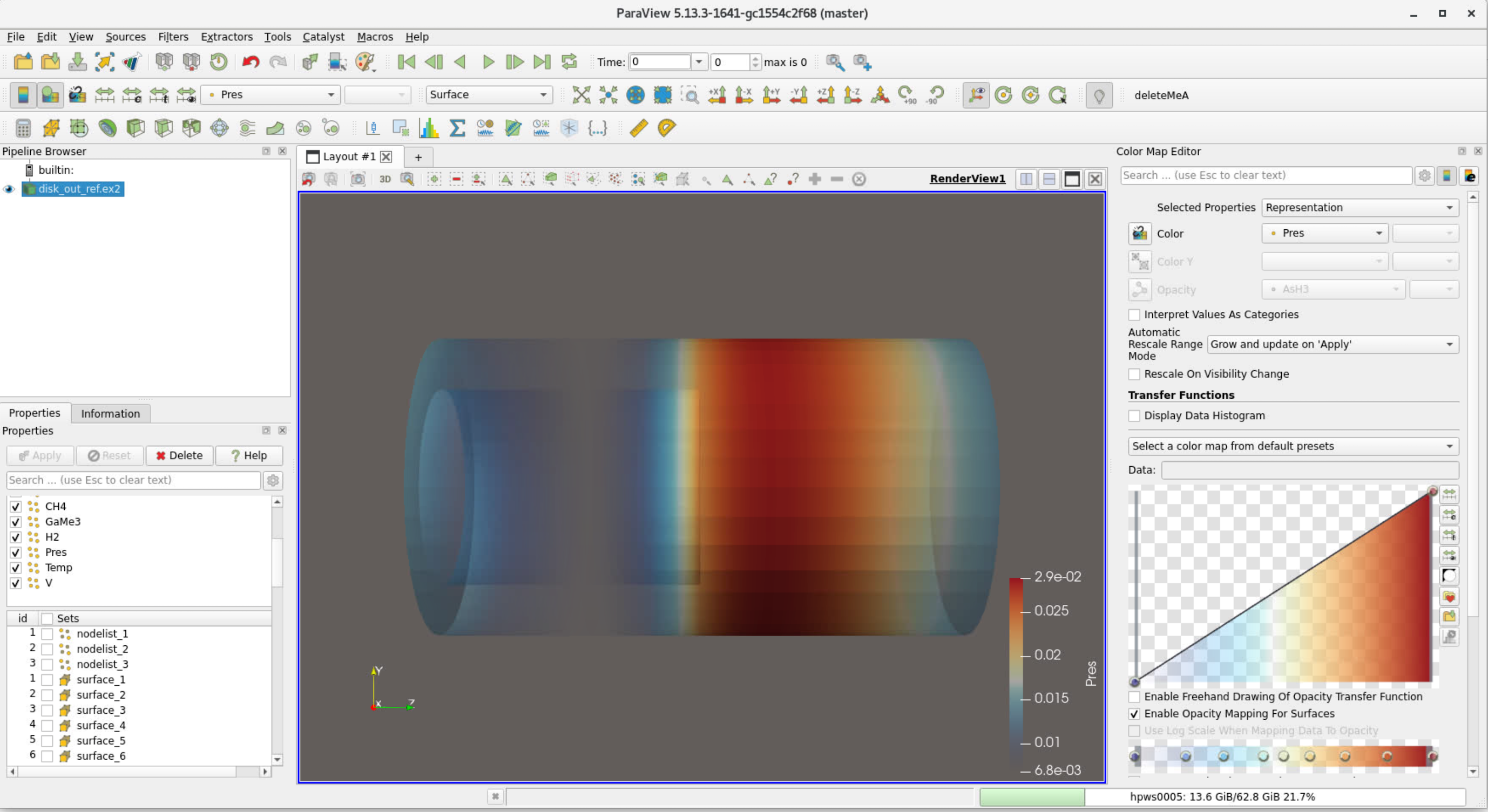 4. Beginning: Color Maps & Palettes — ParaView Documentation 6.0.0 ...